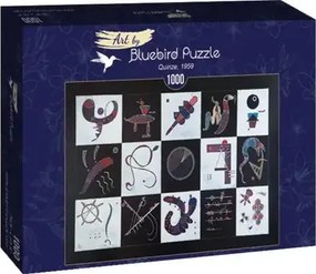 BLUEBIRD Puzzle Quinze - Patnáct, 1959, / 1000 dílků / od 14 let