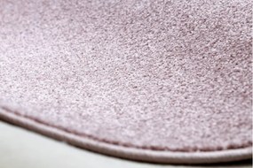 Koberec kruh SANTA FE pudrově růžový 60