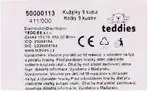 TEDDIES Kuželky 23 cm / Sada 9 ks / V síťce / Plast / 18m+