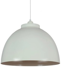 Krémové závěsné kovové světlo Capri - Ø 32*22 cm