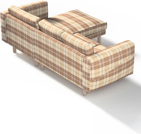 Potah na pohovku IKEA Norsborg 3-místná se šezlongem barva béžová látka pletený vzor, vzorované