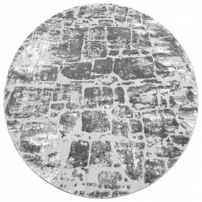 Kusový koberec Apos šedý kruh 120cm