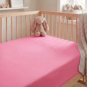 Kvalitex Jersey prostěradlo dětské světle růžové 60x120cm