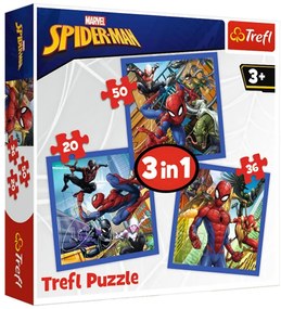 34841 Dětské puzzle - Spiderman - 3v1