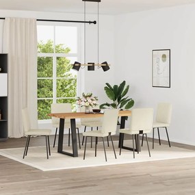 vidaXL Jídelní židle 6 ks umělé kůže [3315489] Barva: Černá