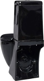 Keramické WC kombi kulaté spodní odpad černé 3059889