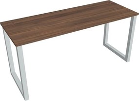 Kancelářský pracovní stůl Hobis UEO 1600, bílá RAL 9016, deskabuk