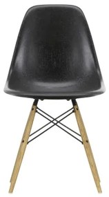 Eames Fiberglass chair DSW medový jasan tmavě šedá Vitra