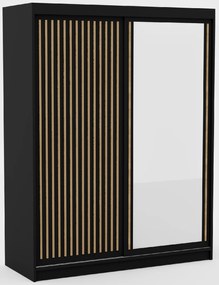 ADRK Furniture Posuvná skříň Delia 160 ADRK-SW-DEL-160-B