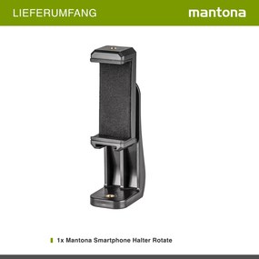 Držák mobilního telefonu mantona – 63-100 mm, 4 palců, černá (1023044)