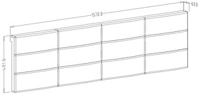 Manželská postel VERA s nočními stolky