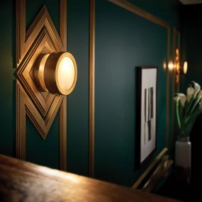 Nástěnné svítidlo Elstead Mercer 1x E14 Mosaz
