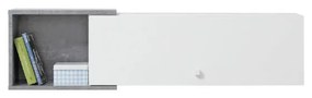 Závěsná skříňka Sigma SI13, bílý lux/beton