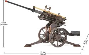 RoboTime Protiletadlové dělo / 3D dřevěná mechanická skládačka / 133 d
