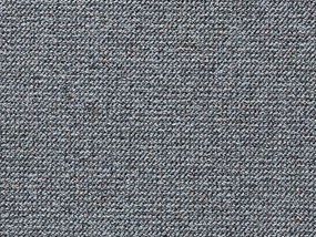 Zátěžový koberec Re-Tweed 76 - modrý - 4m