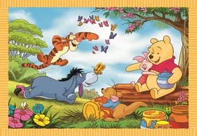 Clementoni PUZZLE Medvídek Pú 4v1 / 12+16+20+24 dílků) / od 5 let