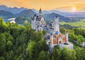 DINO Puzzle Jarní Neuschwanstein 66x47cm foto skládačka 1000 dílků dn533042