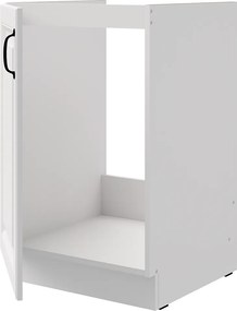 STILO bb | dolní skříňka 50ZL 1F na dřez | 50 cm | UNI dvířka | bílá/bílá mat