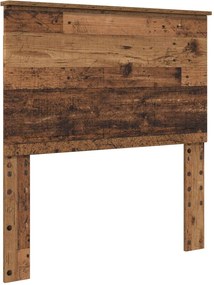 Rám postele s čelo Staré dřevo 90 x 200 cm Masivní borové dřevo 3411062