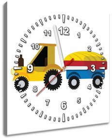Gario Obraz s hodinami Traktor s vlečkou Rozměry: 30 x 30 cm