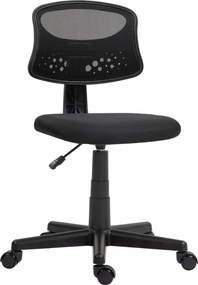 Kancelářská židle HOMCOM bez područek, ergonomická, síťovaná, otočná, nastavitelná výška, 120 kg nosnost | Aosom