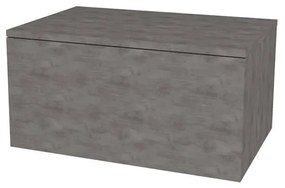 Mereo Ponte, koupelnová skříňka 70 cm, Multidecor, Beton tmavě šedý CN291BET2