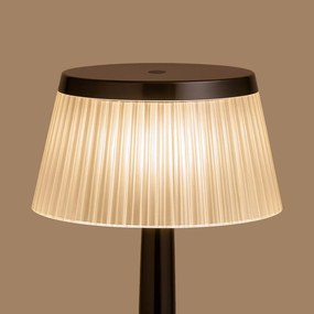 Stolní lampa Easy, 1x transparentní stínítko, b