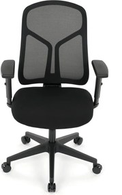 Ergonomická kancelářská židle NOMI - černá síťovina