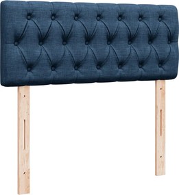 Box spring postel s matrací modrá 120x200 cm textil 3288168