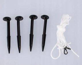 Nafukovací perníkový panáček s LED osvětlením 154 cm