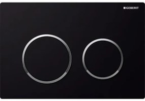 Geberit Omega20 ovládací tlačítko plast černá lesk 115.085.KM.1
