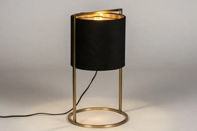 Stolní lampa Burnham Black and Gold