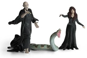 Figurky schleich harry potter lord voldemort, nagini a bellatrix lestrangeová 42684