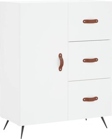 Skříň highboard bílá 69,5 x 34 x 180 cm kompozitní dřevo 3195875