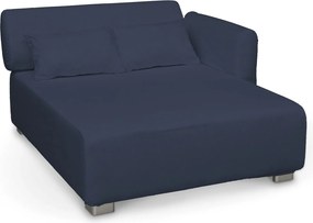 Potah na pohovku Mysinge dlouhý barva tmavě modrá látka sametová