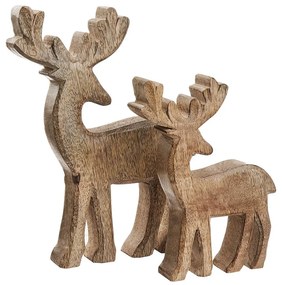 FOREST Dřevěný jelen 15 cm