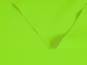 Biante Dekorační oválný ubrus Rongo RG-041 Zářivý zelený 120x200 cm