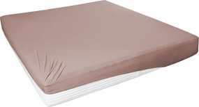Primera Elastan-Jersey-napínací prostěradlo s gumou po obvodu, 90-200 x 200 cm. (nugát, 140-160 x 200 cm)