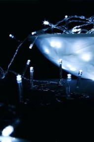 Nexos 1001 Vánoční LED osvětlení 9m - studeně bílé, 100 diod