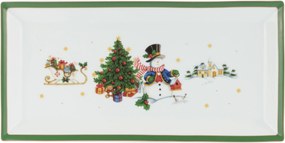 XXXLutz SERVÍROVACÍ PODNOS, keramika, 18/36 cm X-Mas - Sváteční nádobí - 005653017802
