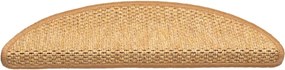 Samolepicí rohože na schody Sisal-Look 30 ks 56x17x3 cm Sisal 3365865