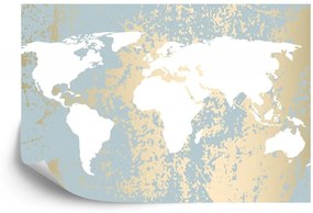 Fototapeta Mapa Světa Hladký vinyl 104x70.5