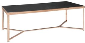 Bruxxi Konferenční stolek Lola, 120 cm, černá / měděná