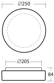 Osmont 20080 Náhradní stínídlo z triplexového skla pro Elsa 1