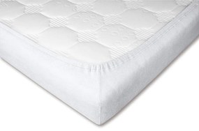 Dadka Froté prostěradlo bílá A  Froté prostěradlo bílá 90x220x20 cm