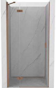 Mexen Mist-H sprchové dveře posuvné levé 120 cm, transparentní, kartáčovaná měď - 8A5-120-000-65-00-L