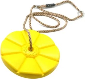 Plastový houpací disk 28 cm / Houpačka / Nosnost 80 kg / Délka lana 18