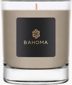 Ručně litá velká svíčka Bahoma (růžová mlha)