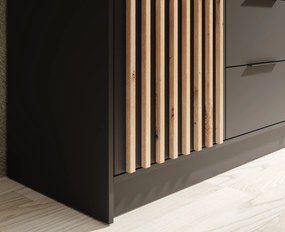 ADRK Furniture Skříň Neri 200 se zrcadly W-NER-200-B