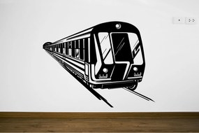 Lepy.cz Samolepka na zeď Metro Velikost (šířka x výška): l50x115cm, Barevná varianta: Mátová zelená